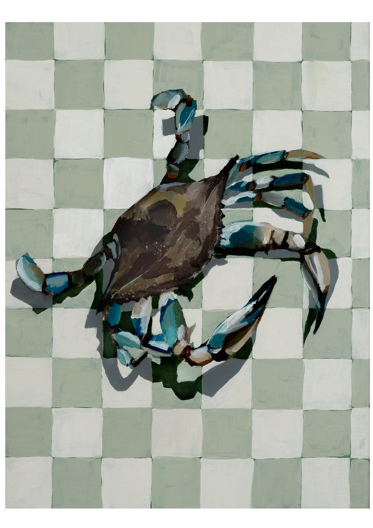 Azure Crab Print – By Whitney
