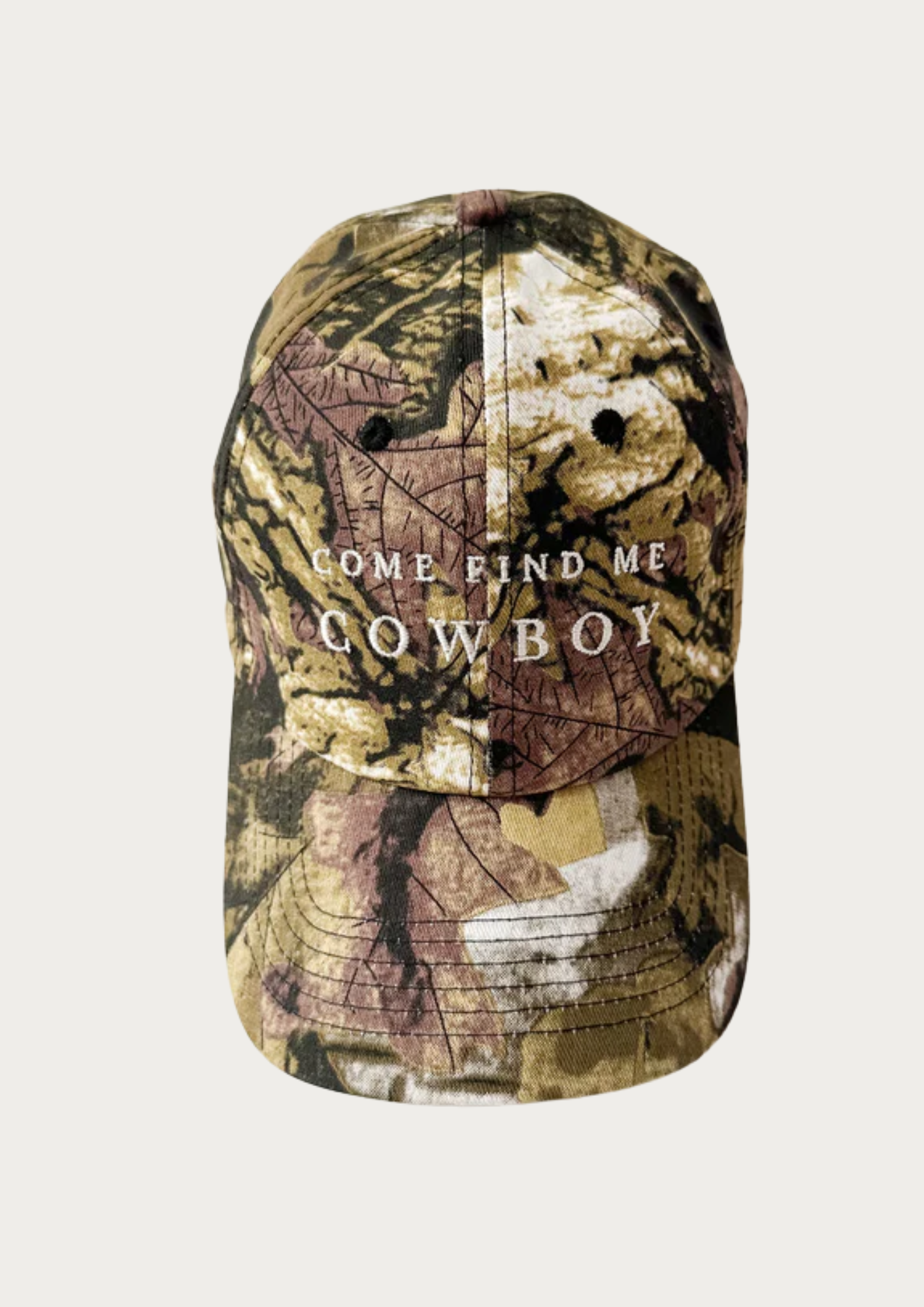 Camo Cowboy Cap – By Whitney